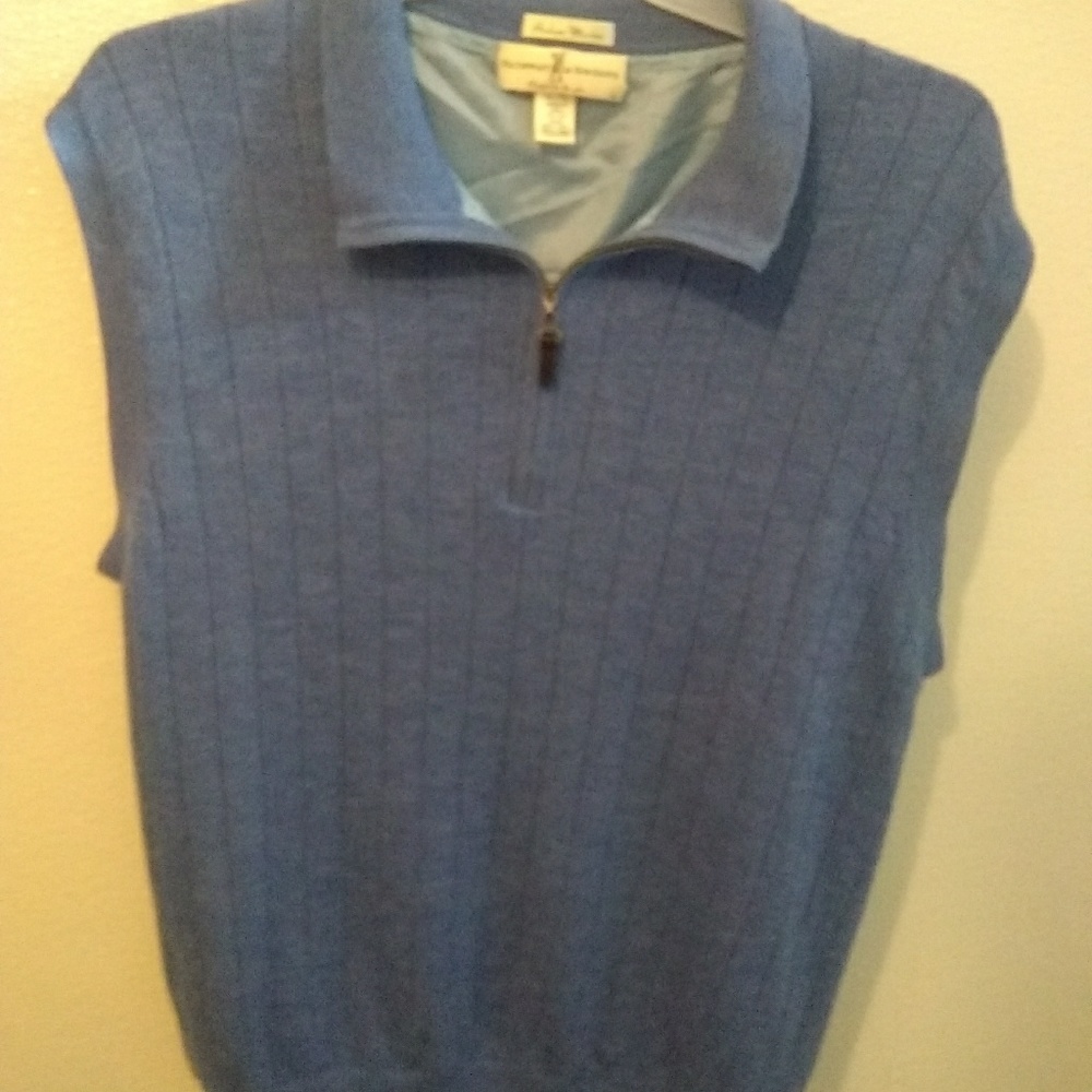 Fairway & Greene Italian Wool Wind Vest - Gem